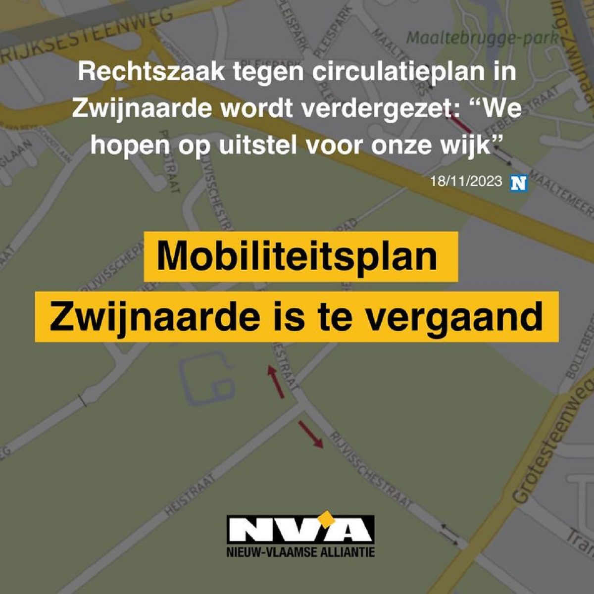 Wijkmobiliteitsplan Zwijnaarde | N-VA Gent